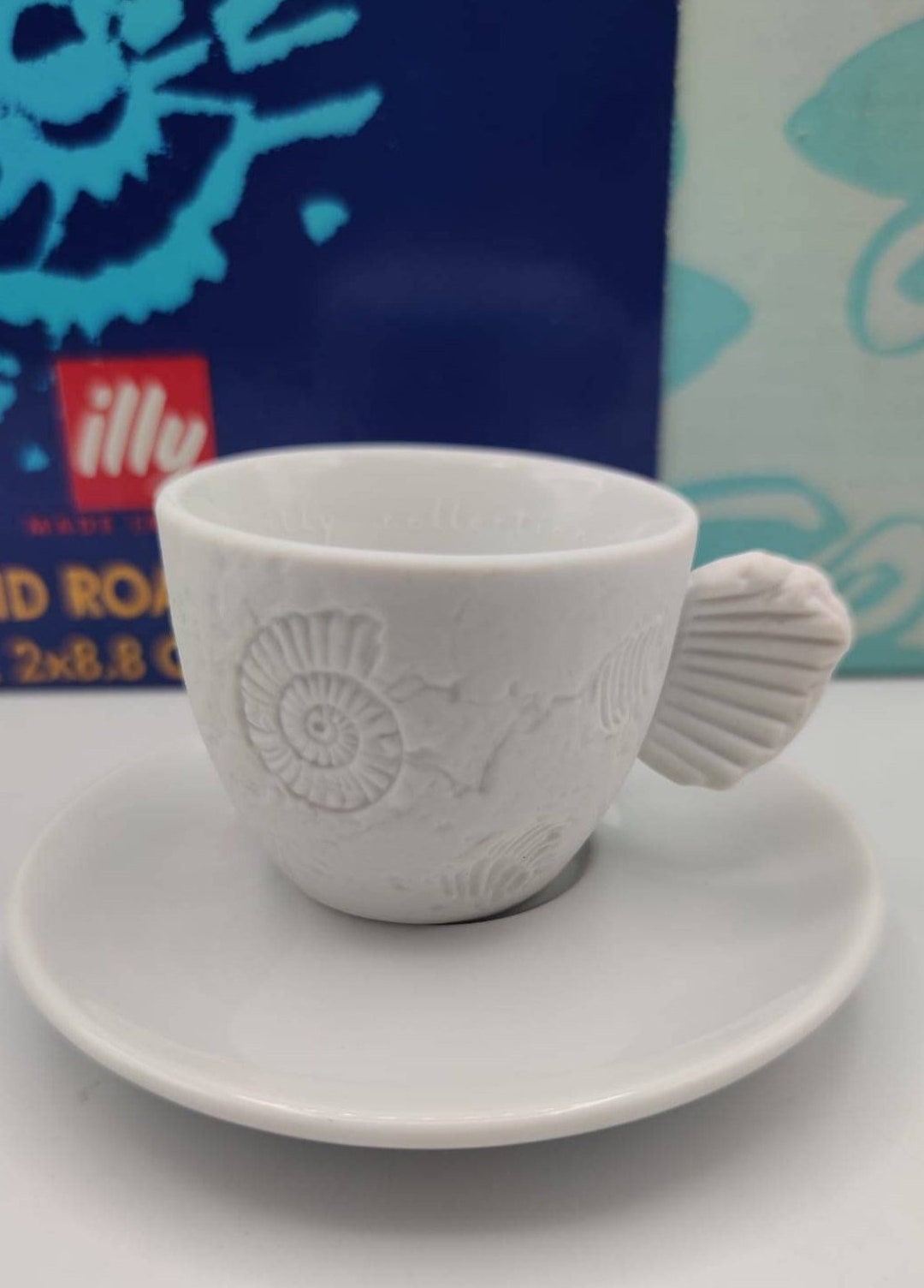FOSSILE PAOLO ROSSETTI Signed Illy Art Collection Espresso Cup Set ...