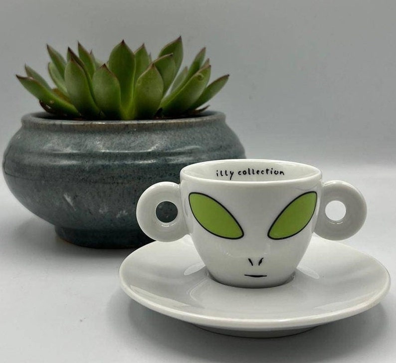 Set 4 Signed ILLY Art Collection Espresso Cup Set With Sugar - Etsy