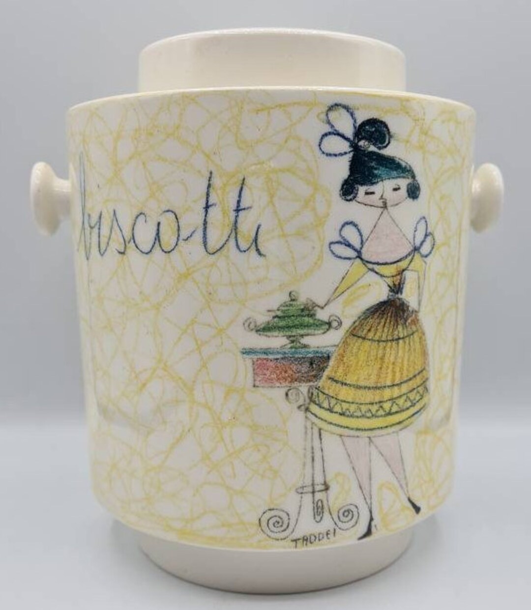 RARE Vintage 1950-60s Taddei Ceramica Lavoratti Sesto Fiorentino ...