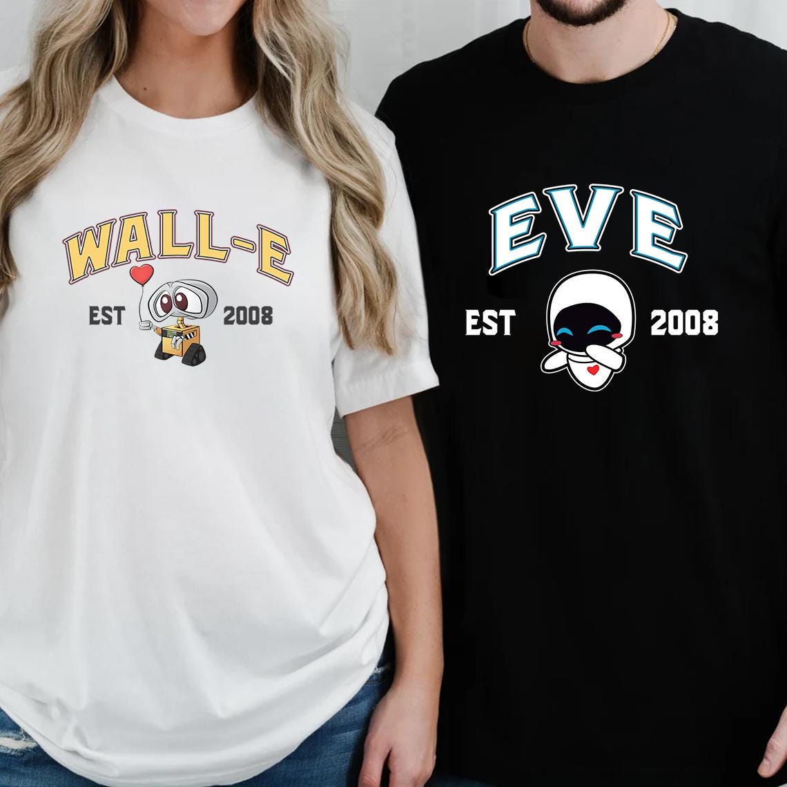 Eve and Wall-e Sweatshirts, Cartoon Eve and Wall-e Shirts, Trending ...