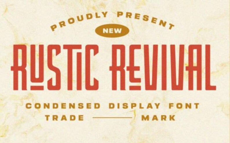 Rustic Revival Fon, Vintage Font, Calligraphy Font, Handwritten Font ...