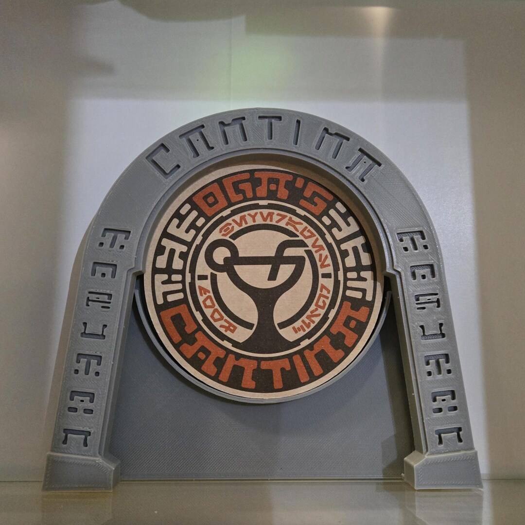 Oga's Cantina Coaster Holder Digital Download - Etsy