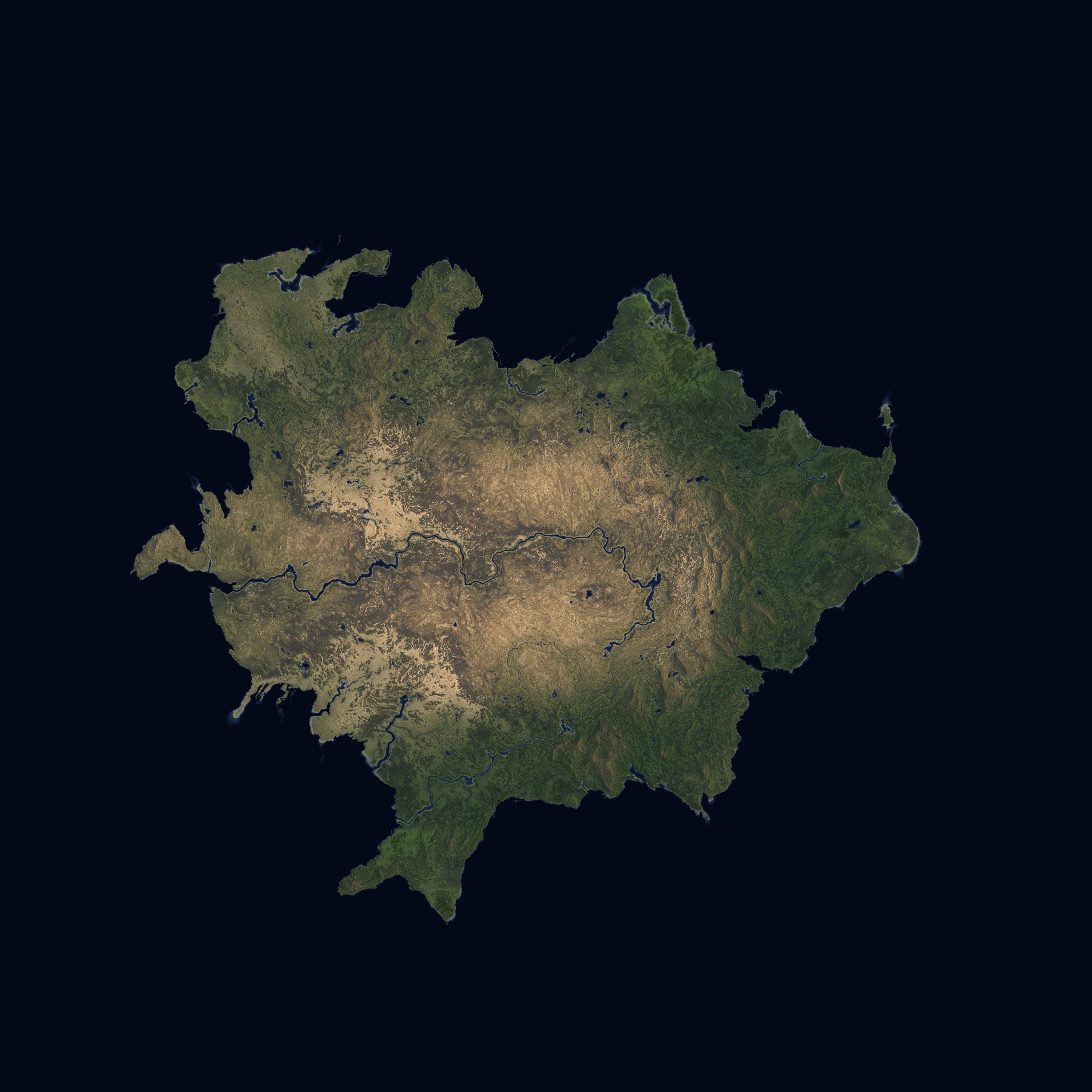 Custom 3D Fantasy Map Globe Render - Etsy