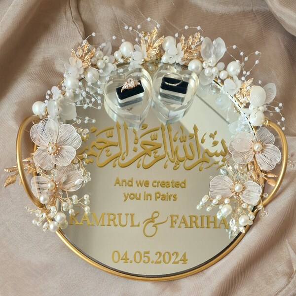 Wedding Ring Plate - Etsy