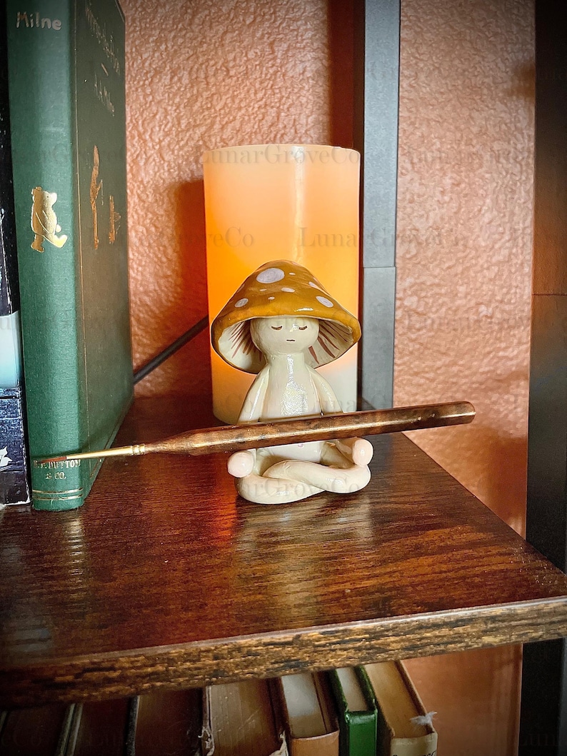 Funghi da meditazione originali / Compagno da scrivania fatto a mano ...