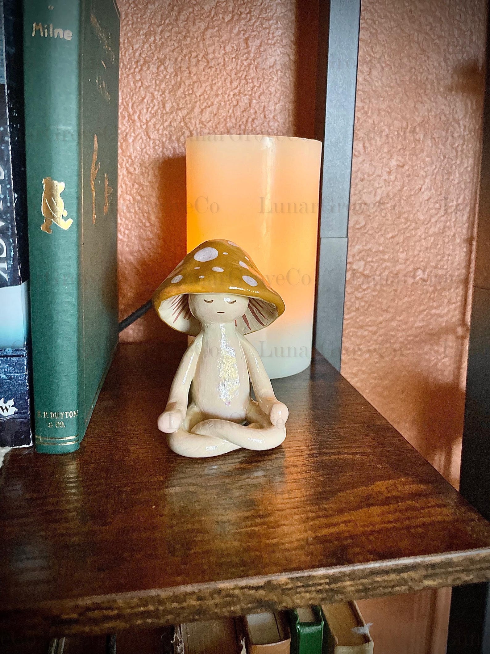 The Original Meditation Mushrooms | Handmade Desk Companion | Pencil ...