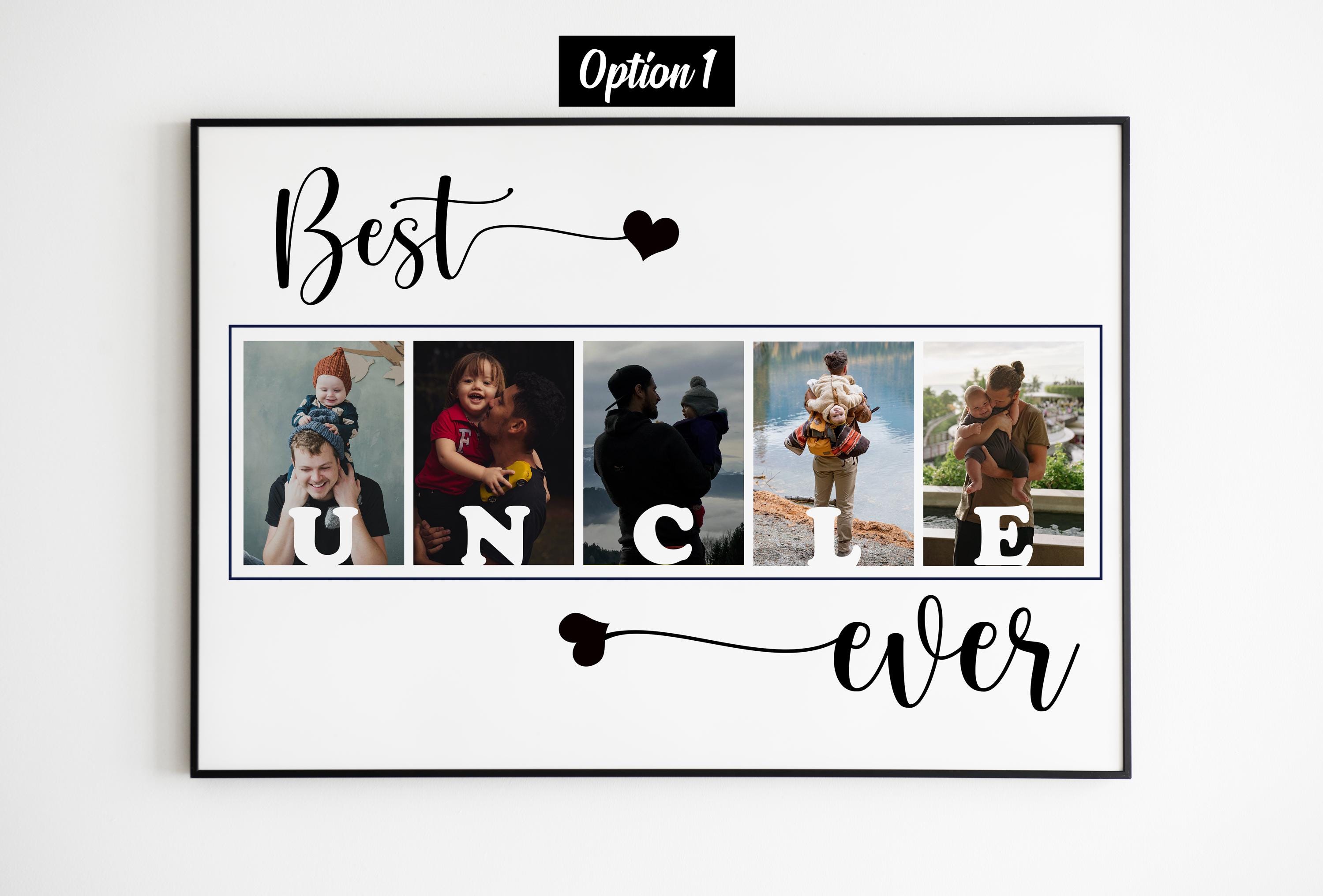 Uncle Photo Prints, Uncle Photo Collage, Best Uncle Print, Special Gift ...