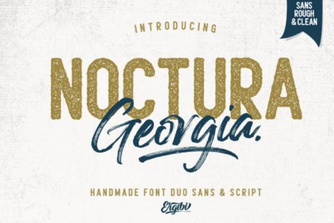 Noctura Georgia Font, Note Font, Duo Font, Cute Font, School Font ...