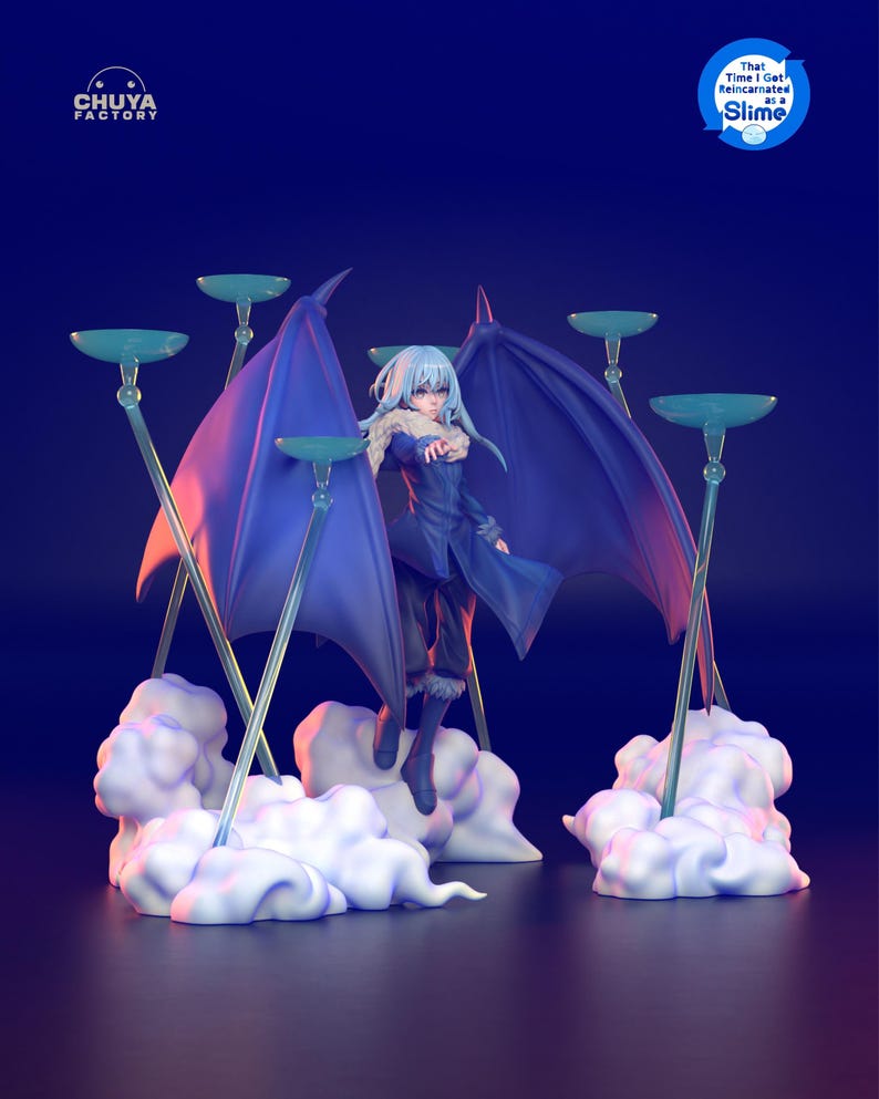 Rimuru Tempest Inspired 3D Printed and Hand-painted Figurine Perfect ...