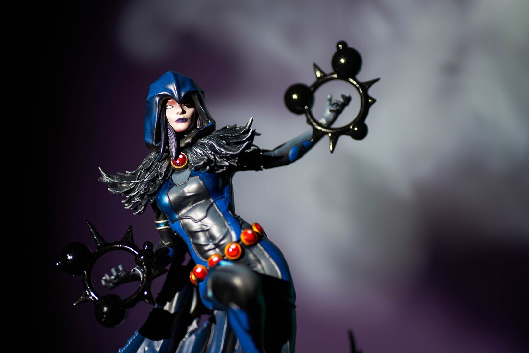Raven DC Inspired 3D Printed and Hand-painted Figurine Perfect Gamer ...