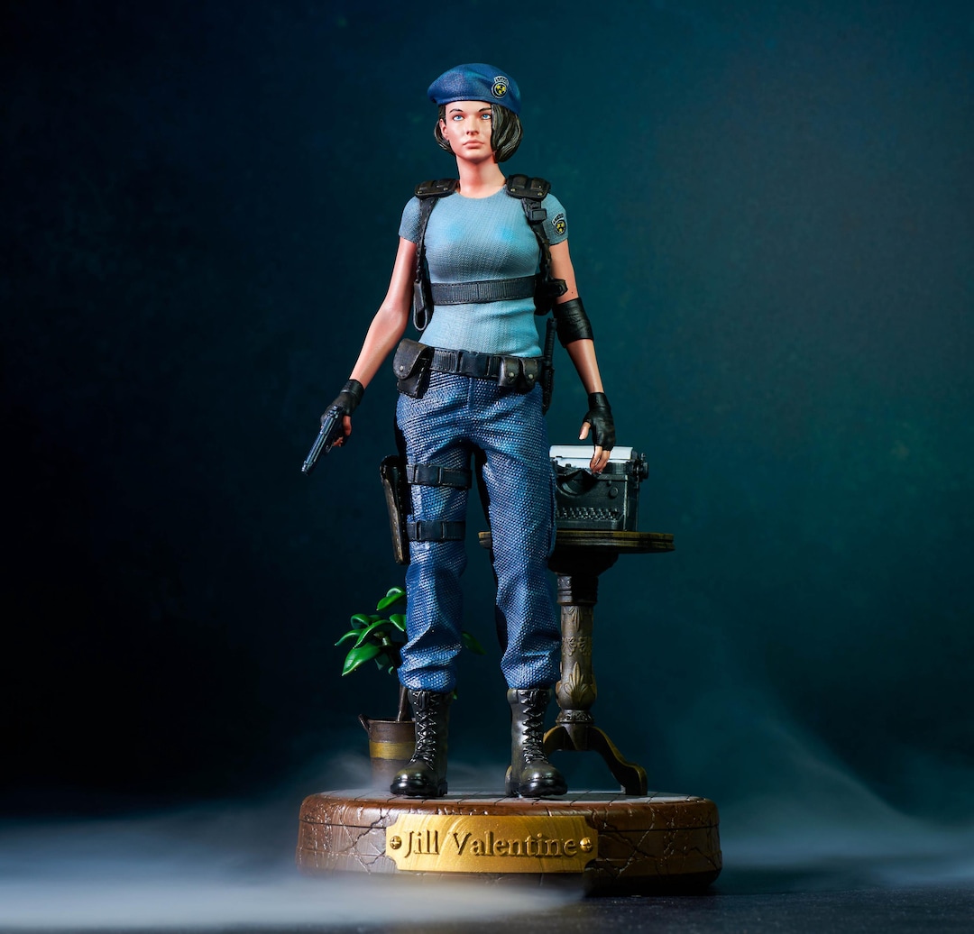 Jill Valentine Resident Evil Inspired 3D Printed and Hand-painted ...