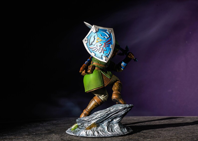 Link Legend of Zelda Inspired 3D Printed and Hand-painted Figurine ...