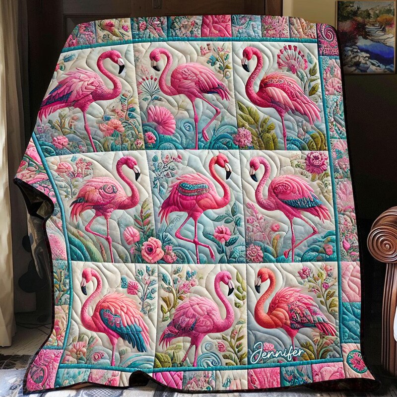 Flamingo Quilt Pattern - Etsy