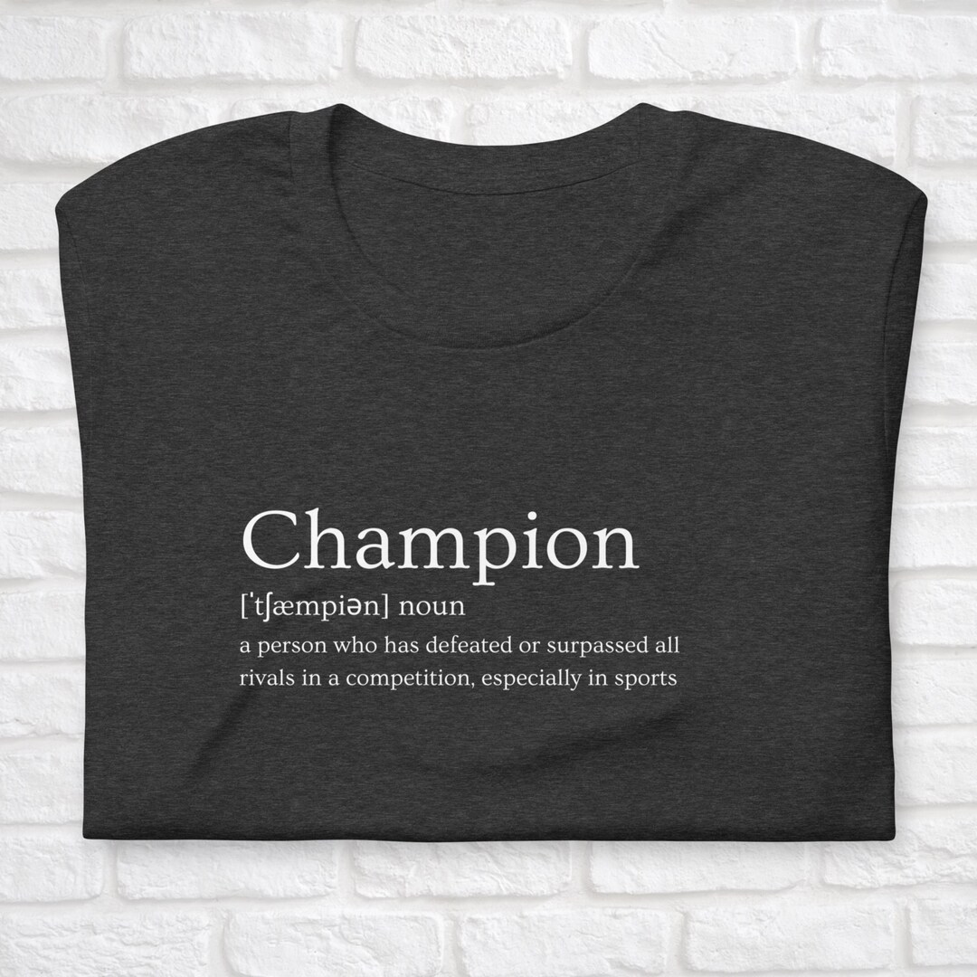 Champion Definition T-shirt Champion T-shirt up to 5XL American Shirt ...