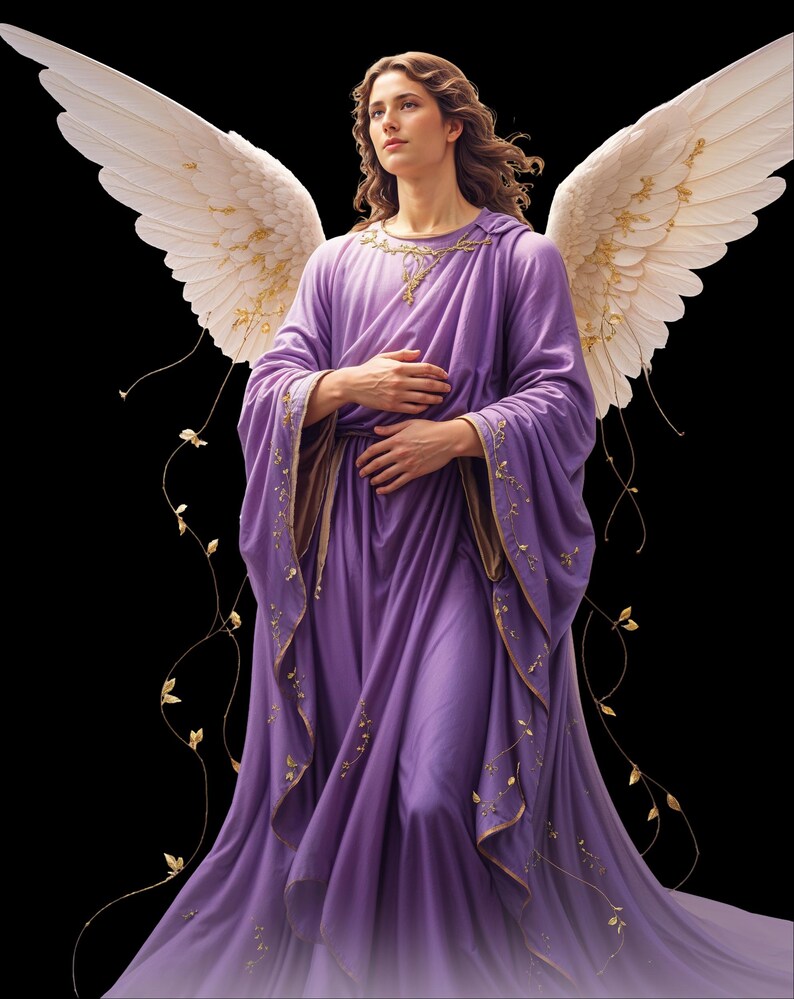 15 Archangel Zadkiel Images – JPG & PNG | Spiritual Angel Art Angelic ...
