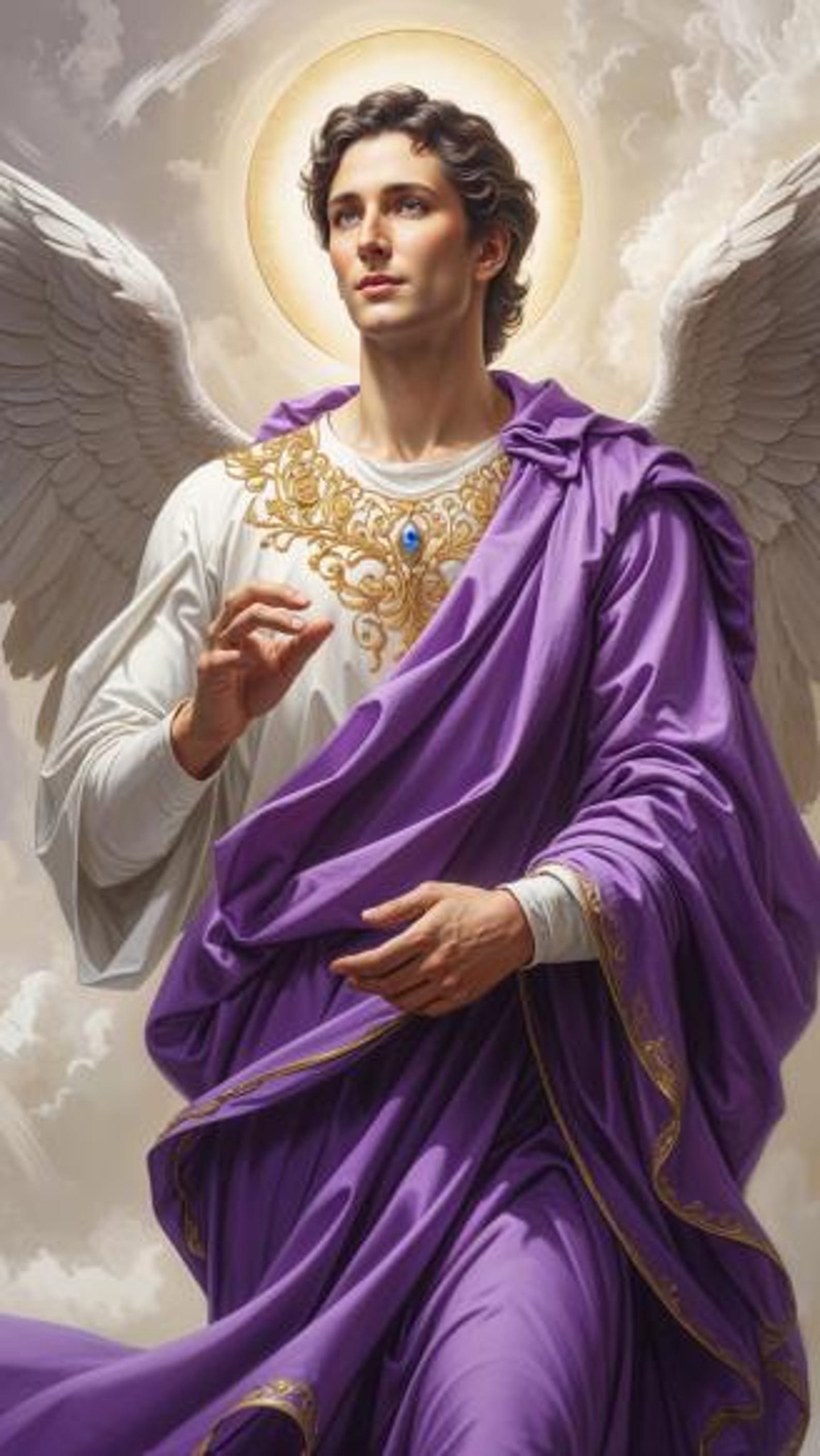 15 Archangel Zadkiel Images – JPG & PNG | Spiritual Angel Art Angelic ...