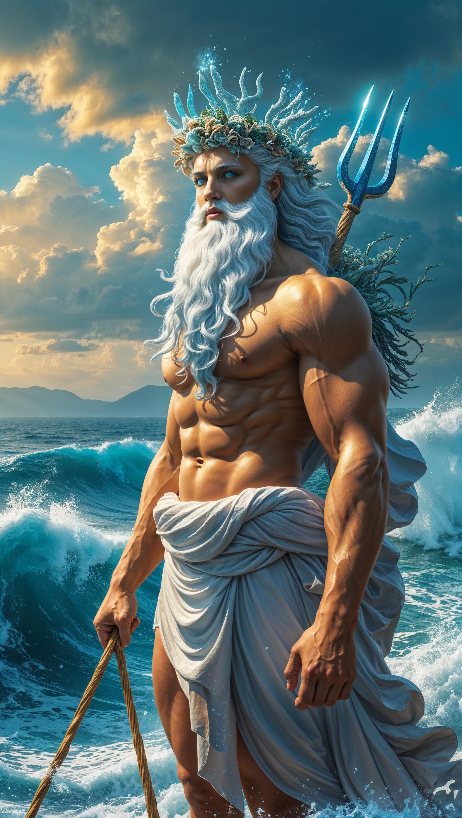 God Poseidon-11 JPG & PNG, Greek Mythology, Ocean God, Gods Goddess Poseidon - Etsy