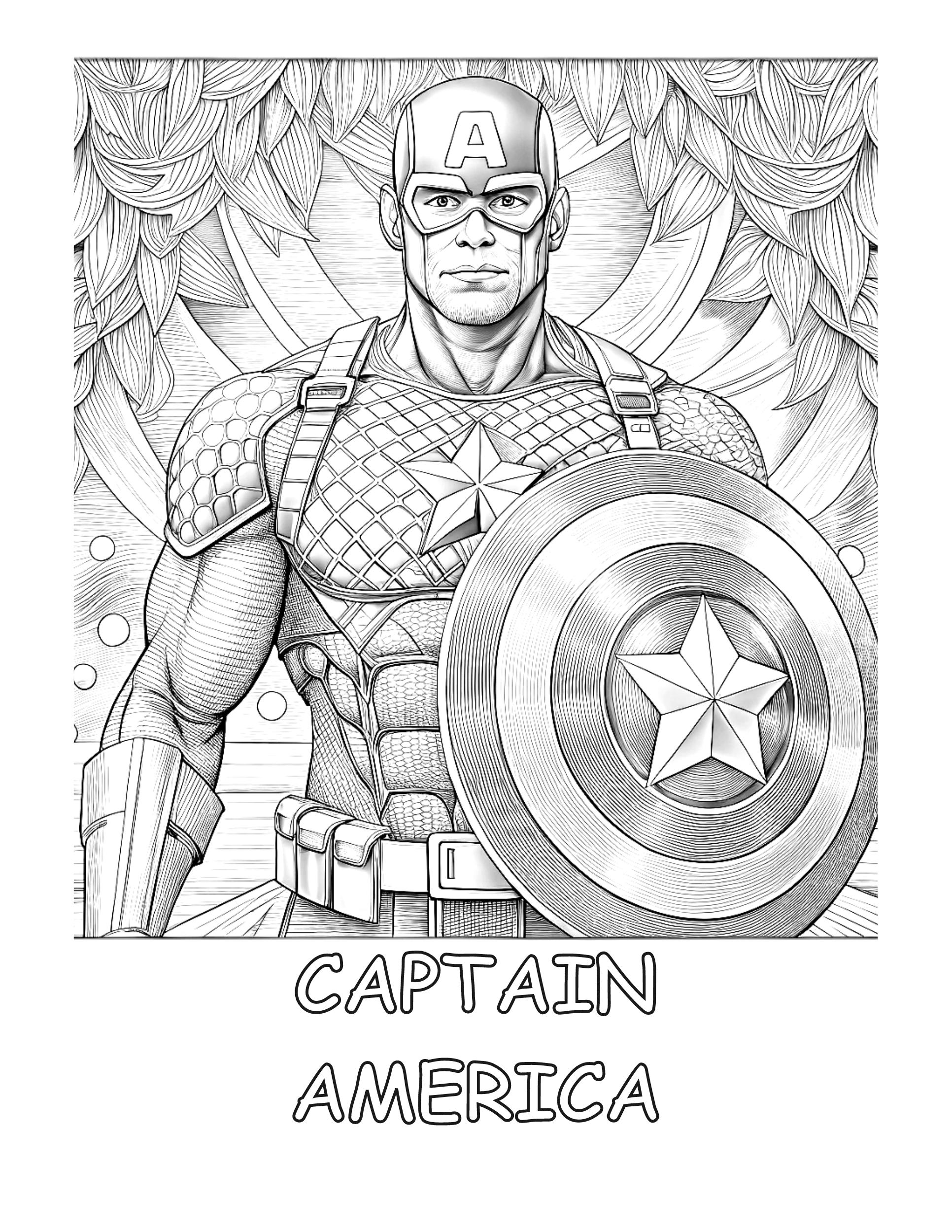 Superhero Coloring Pages for Kids – 7 Printable Designs (PDF, PNG, JPG ...
