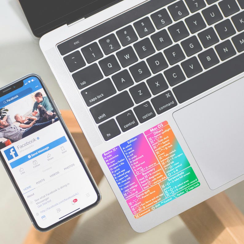 Quinn Macos Keyboard, Cute Shortcuts Sticker, Comprehensive Guide for ...