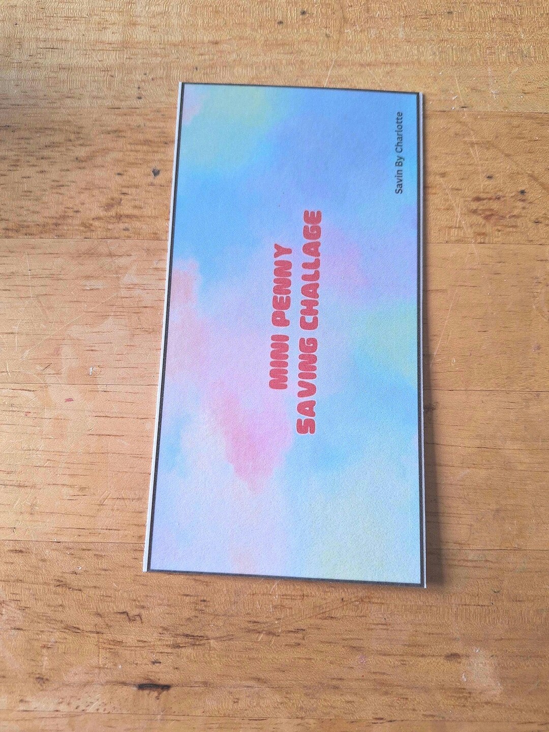 Mini Penny Saving Tracker and Insert - Etsy