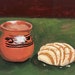 Concha Con Chocolate Art Print, 8x11, 5x7 Art Print, Mexican Pastry ...