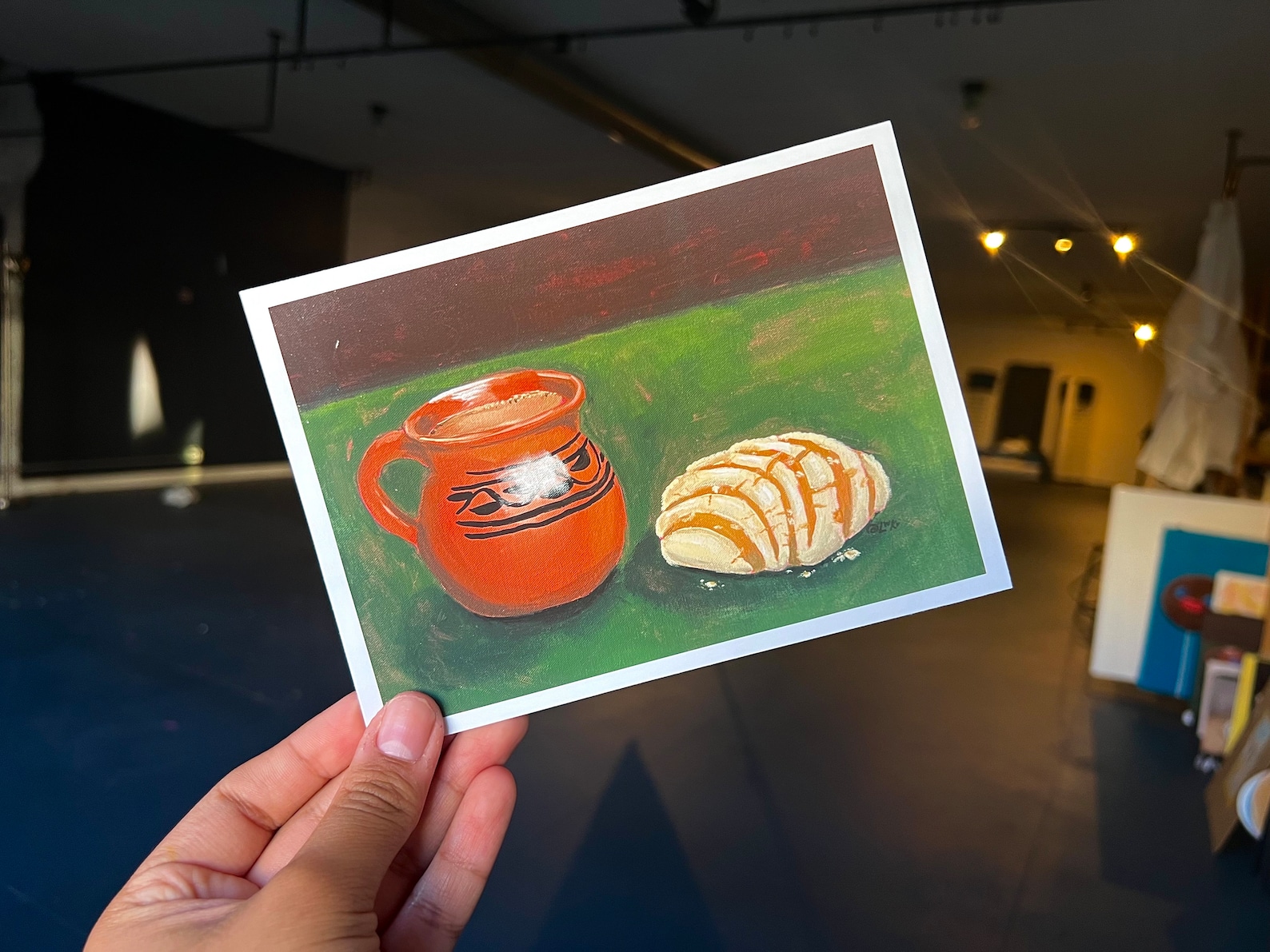 Concha Con Chocolate Art Print, 8x11, 5x7 Art Print, Mexican Pastry ...