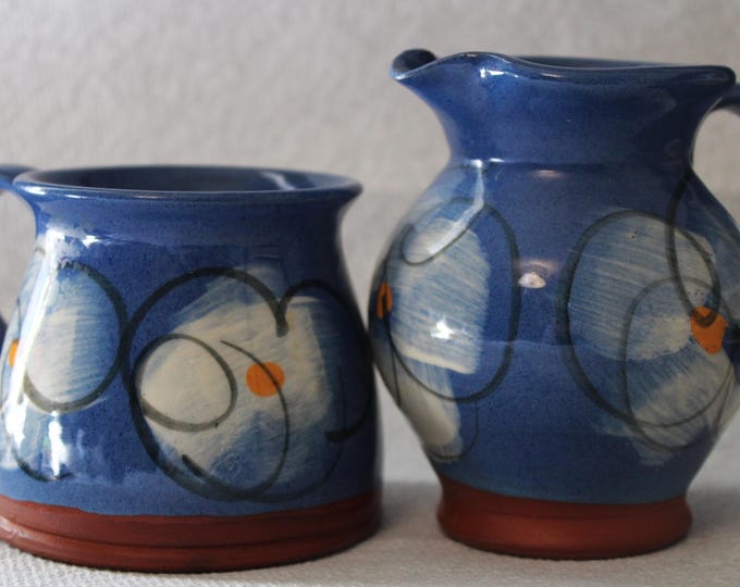 Vintage Peter Lochhead Abbey Ceramics Mug & Creamer Scottish Studio ...