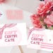 Feminine Gift Card, Bow Design, Pink Gift Certificate, Elegant Gift ...