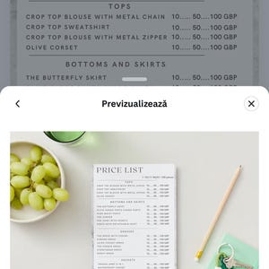 Price List , Diy Flyer Template Design Download, Editable in Canva ...