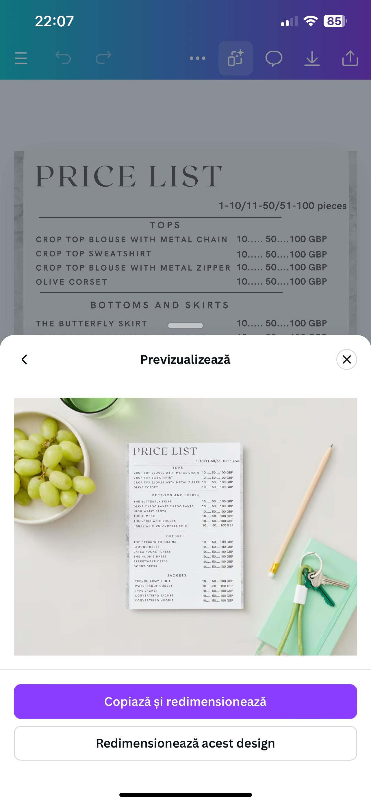 Price List , Diy Flyer Template Design Download, Editable in Canva ...