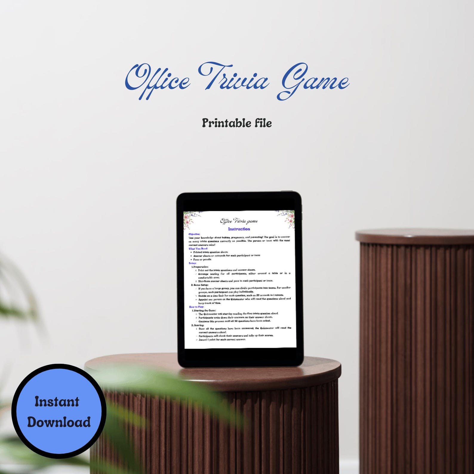 Office Trivia Game | Office Trivia | Fun Printable Quiz for Coworkers ...