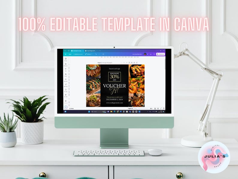 Customizable Gift Voucher Template, Canva Editable (digital) - Etsy