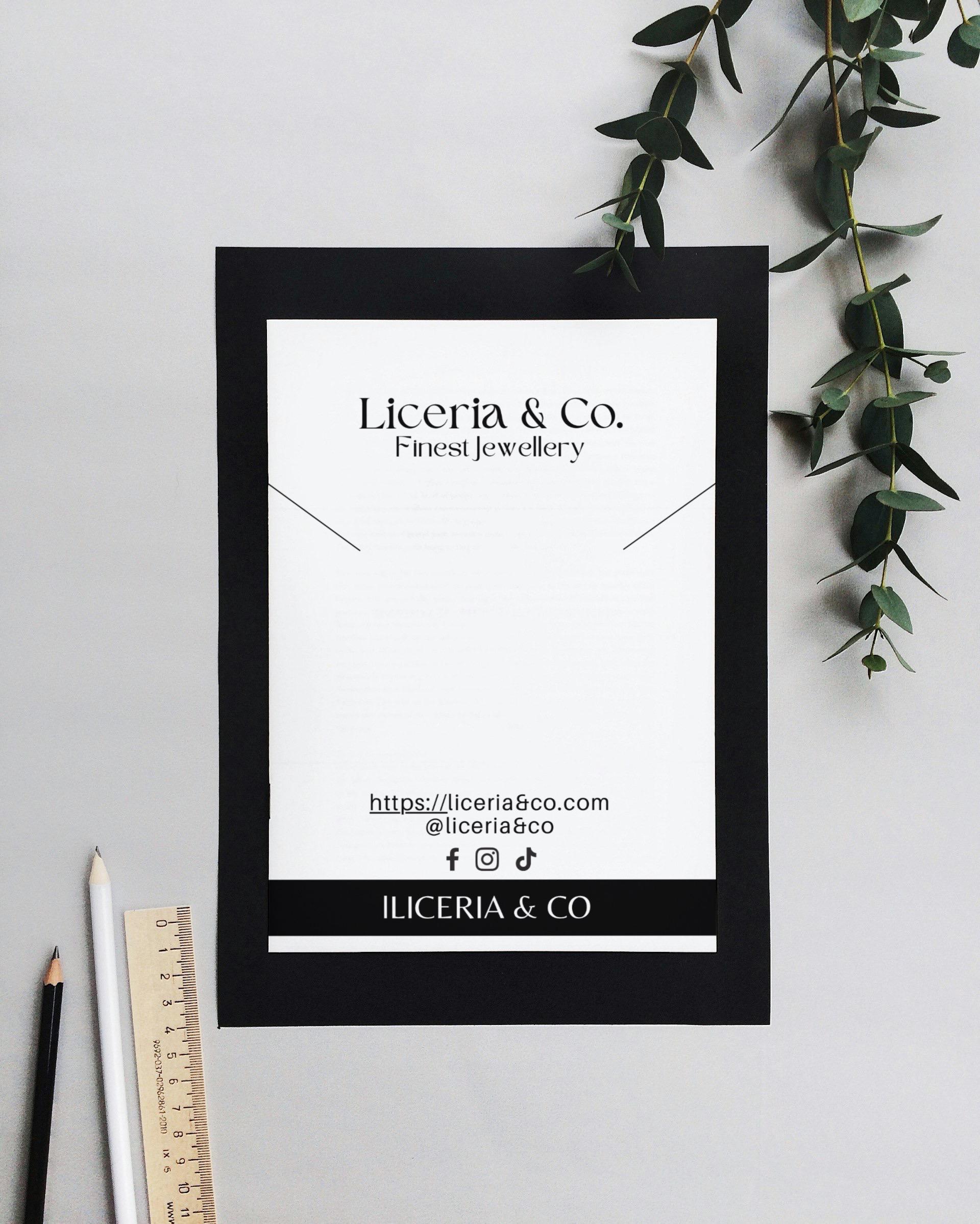 Editable Cava Template Jewelry Display Card Template, Printable ...