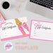 Editable Nail Salon Gift Certificate Template | Pink Canva Design - Etsy