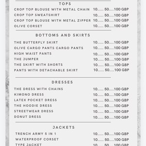 Price List , Diy Flyer Template Design Download, Editable in Canva ...