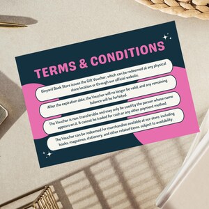 Editable Book Store Gift Voucher Template | Cute Printable Gift ...