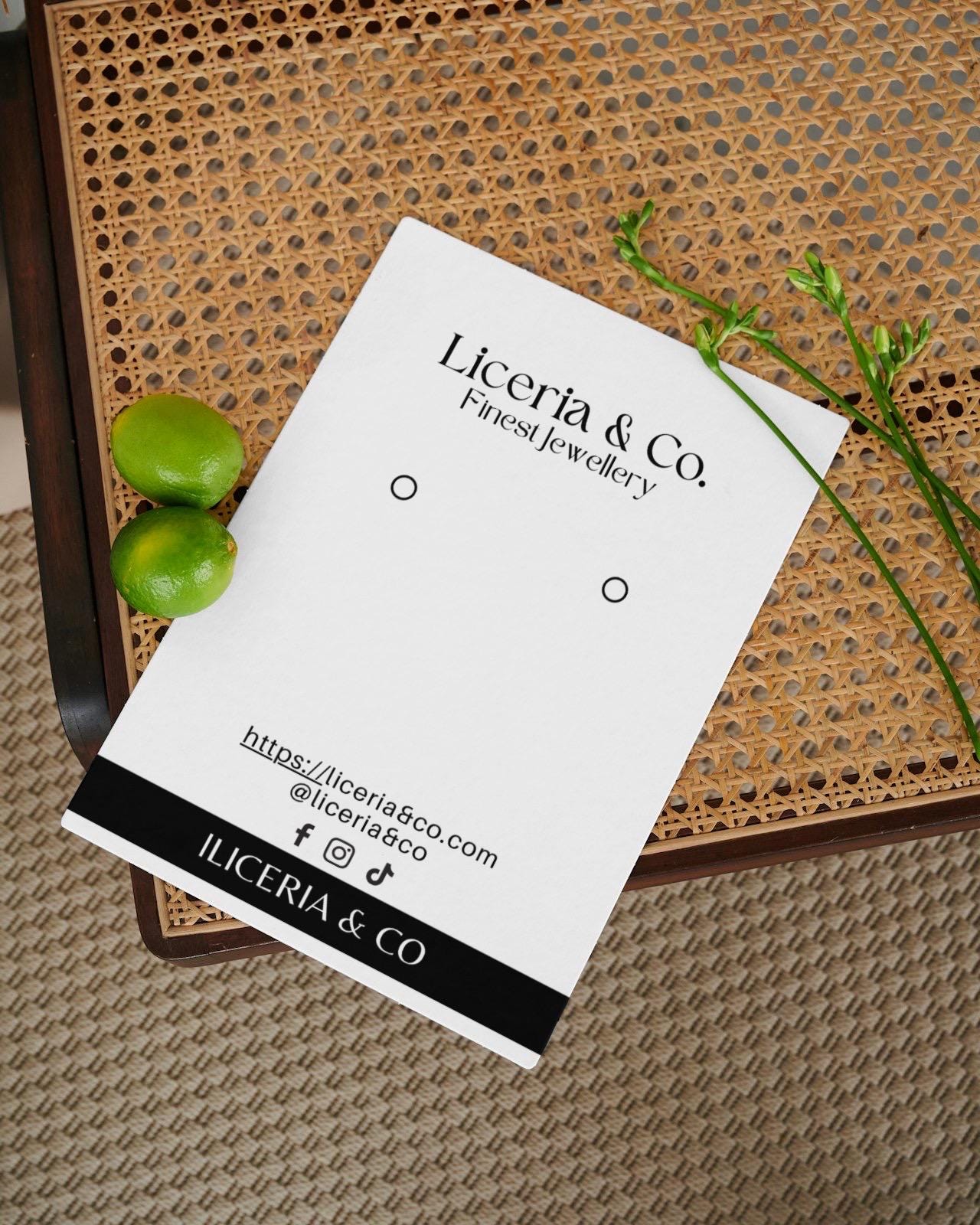 Editable Cava Template Jewelry Display Card Template, Printable ...