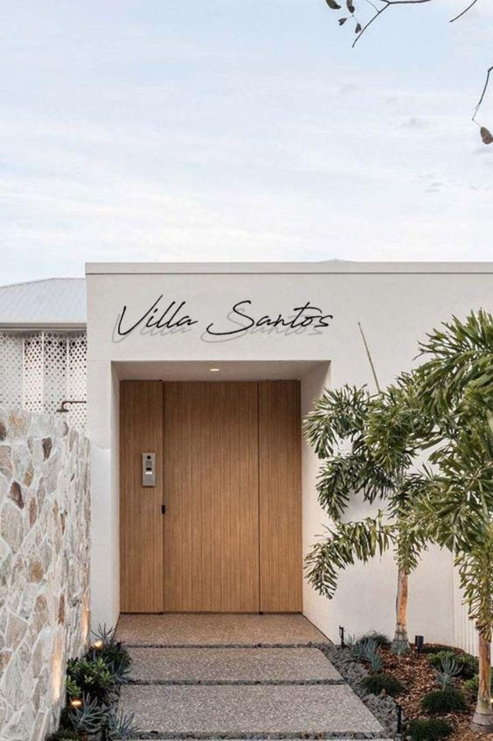 Custom Metal Villa Name Sign, Personalized Casa Name Sign, Unique ...