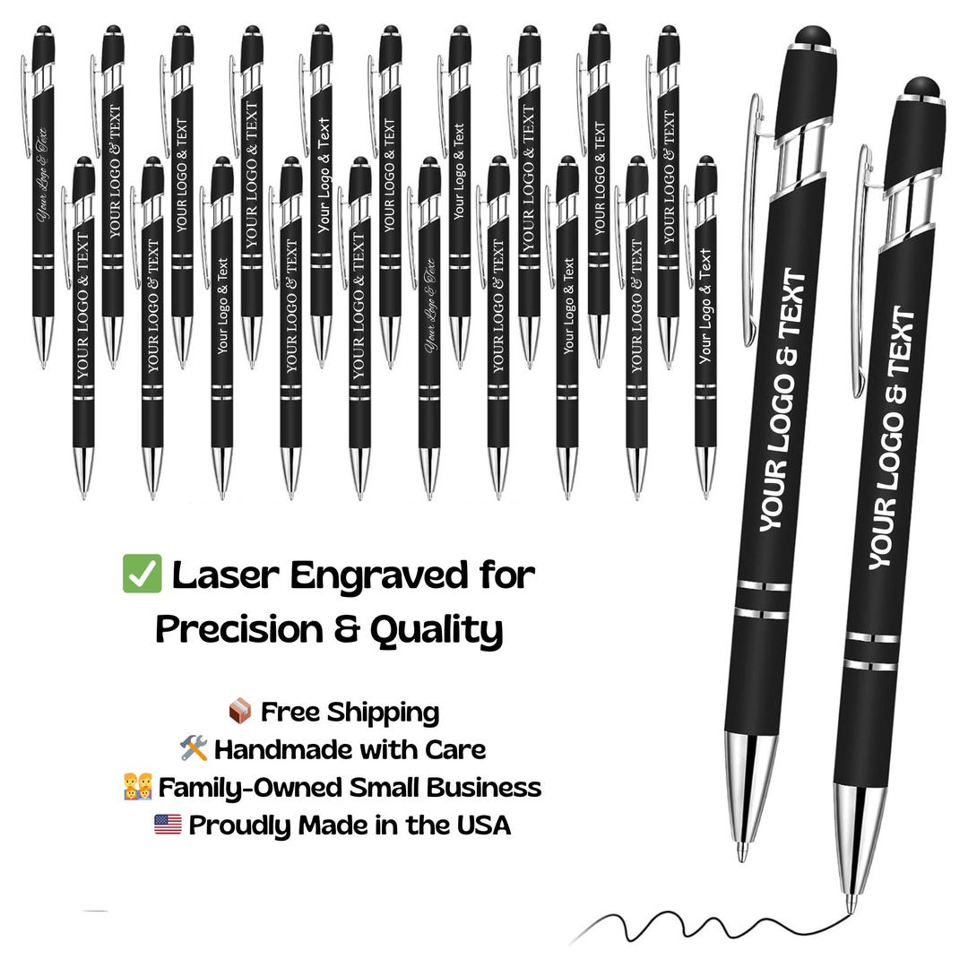Custom Engraved Pens– Personalized Business or Event Pens With Logo or ...