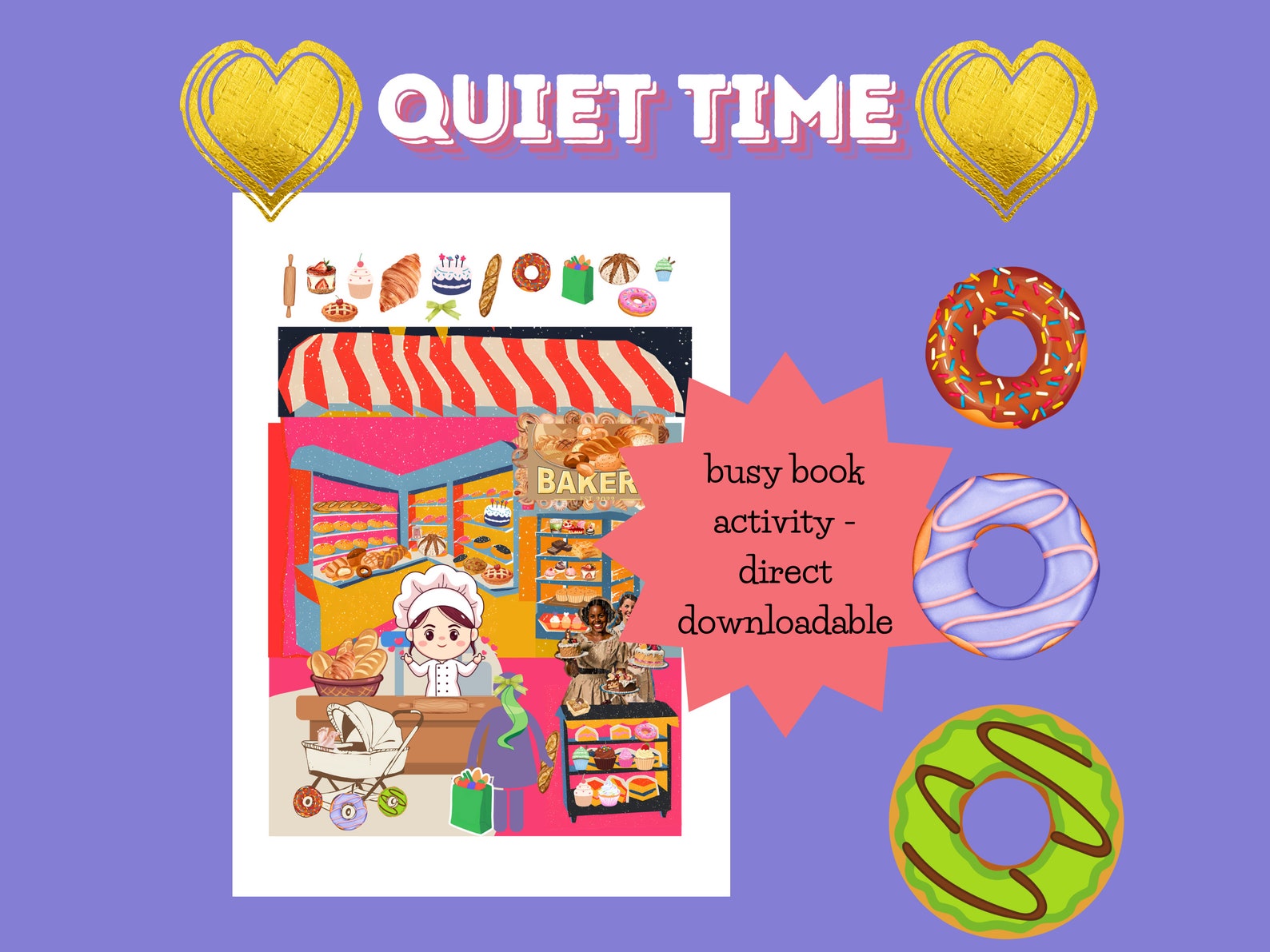 I Spy Kids Activity Game Sweet Shop | Busy Book Sheets | Seek and Find ...