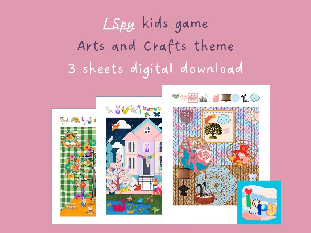 I Spy Craft Activity Game: Search and Find Busy Book (digital Download ...