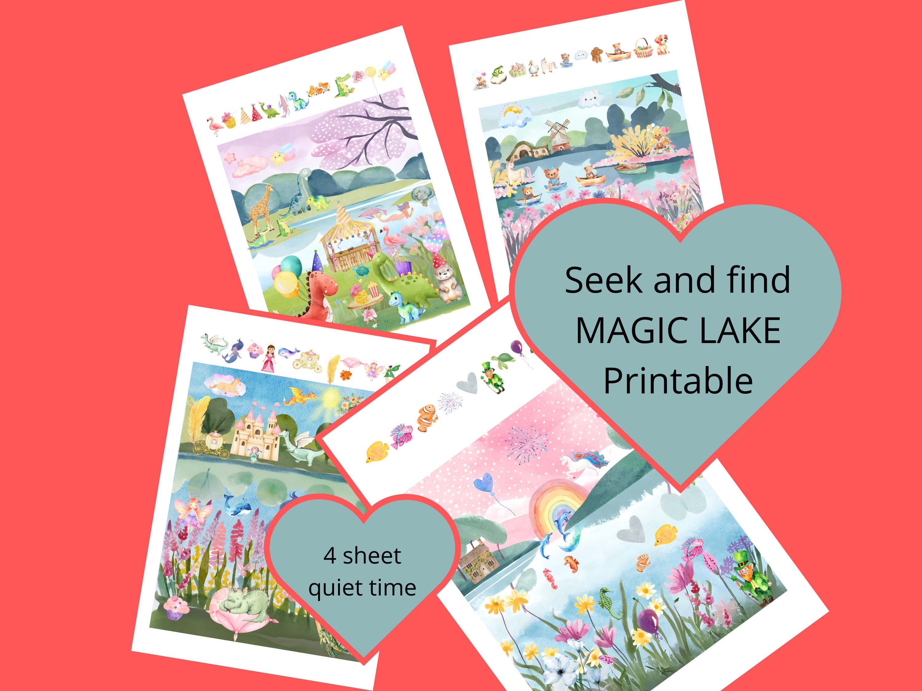 I Spy Activity Game | Search and Find Hidden Objects Worksheet Toddlers ...