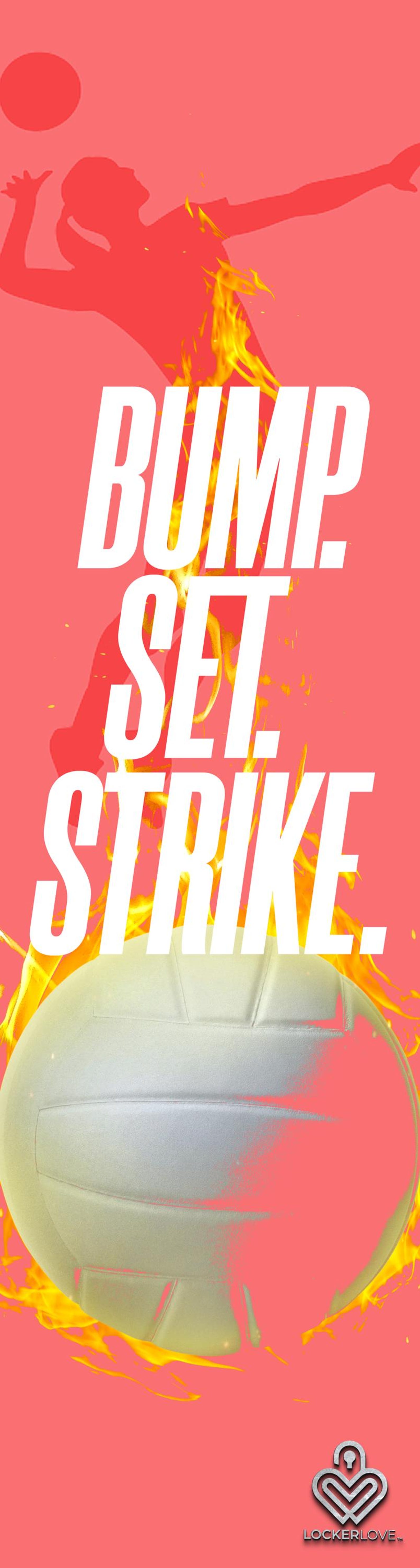 Inspirational Magnetic Locker Wallpaper Locker Mural/art Volley/bump ...