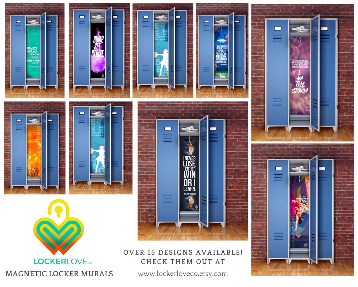 Magnetic Locker Wallpaper - Over 15 Designs - Inspirational ...