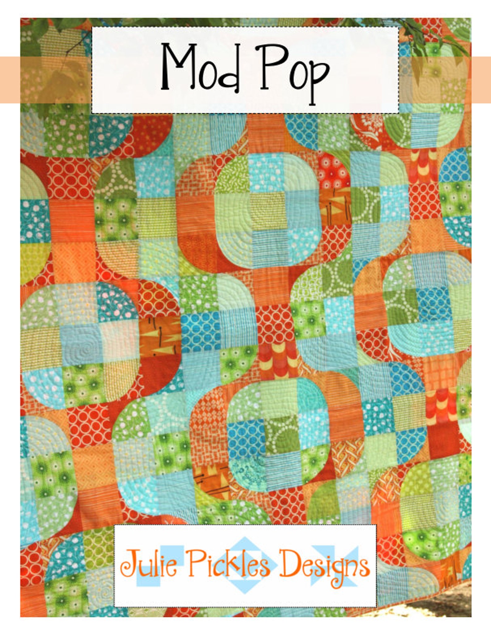 Mod Pop Quilt Pattern-pdf - Etsy