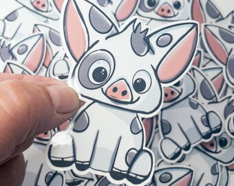 Moana Sticker Hei Hei and Pua Together Snuggling Disney Sticker for ...