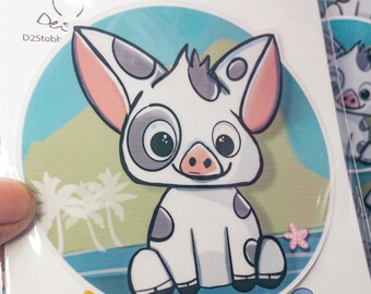 Pua the Pig Sticker - Etsy