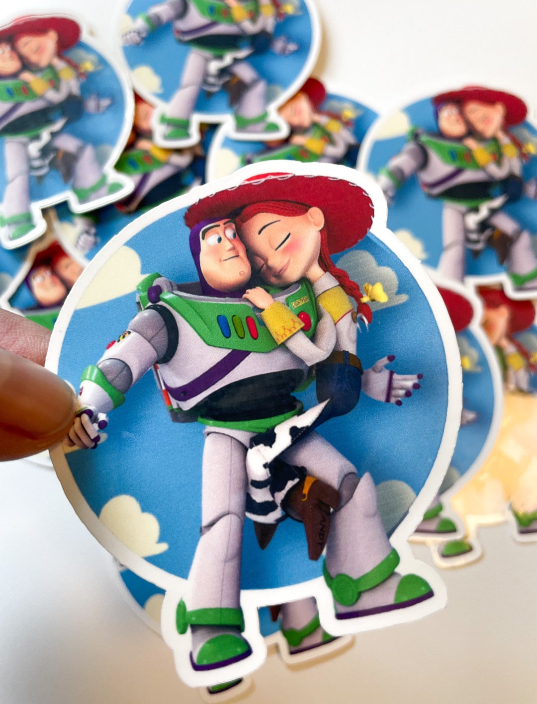 Toy Story, Buzz Lightyear and Jessie Sticker, Weather Proof, Water ...