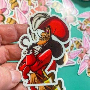 Captain James Hook, the Debonair Pirate in Peter Pan, LAMINATED Hand ...