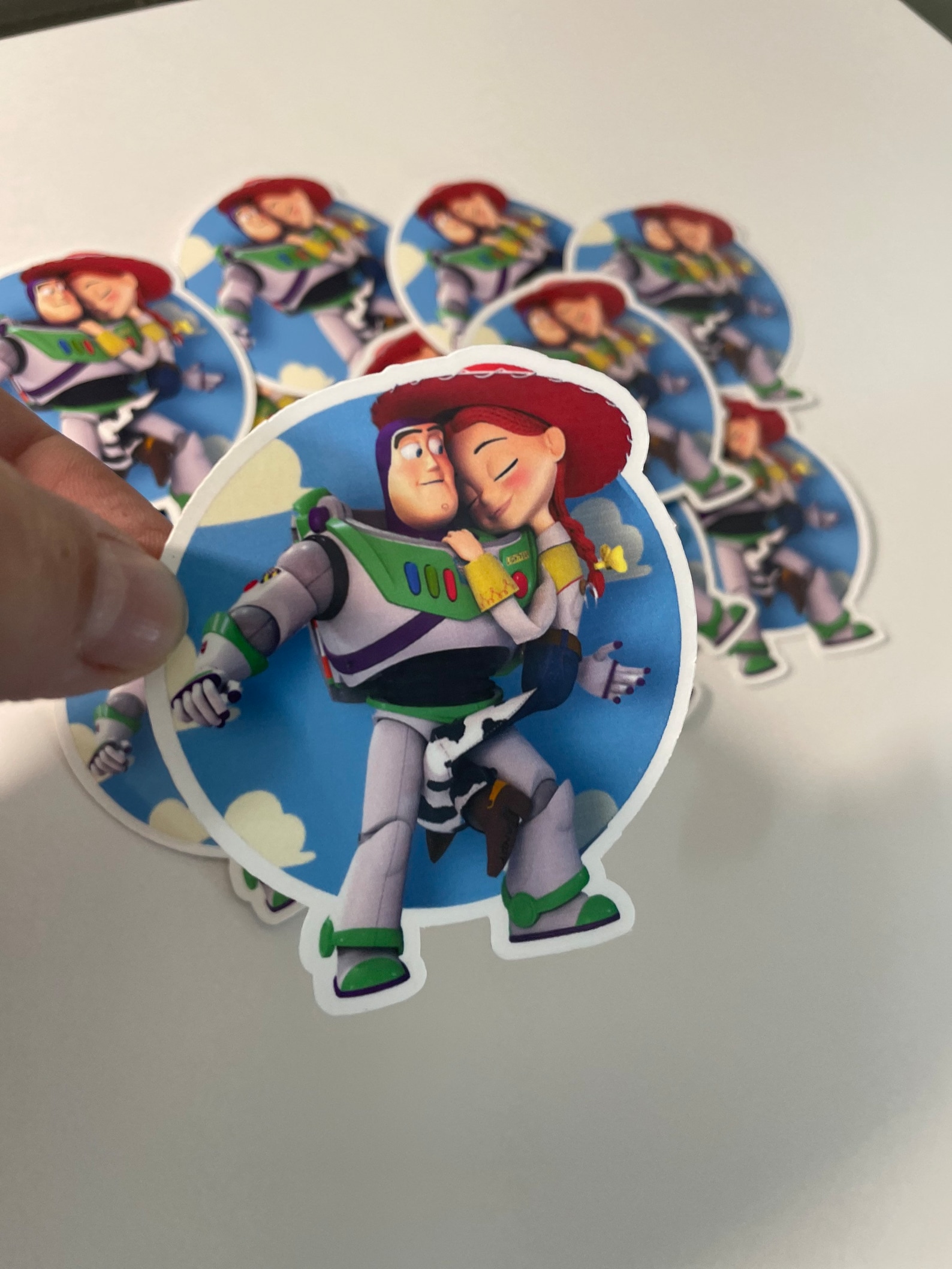 Toy Story Buzz Lightyear and Jessie Sticker Weather Proof - Etsy